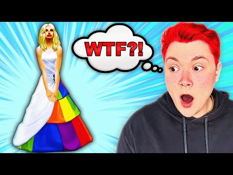 Rating The Most CURSED Sims 4 CAS Items - YouTube