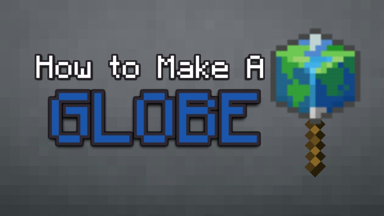 How To Build A Globe - Minecraft - YouTube