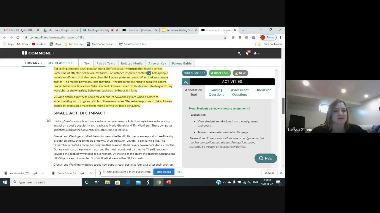 The Power of Like & Short Answer Response Example - YouTube