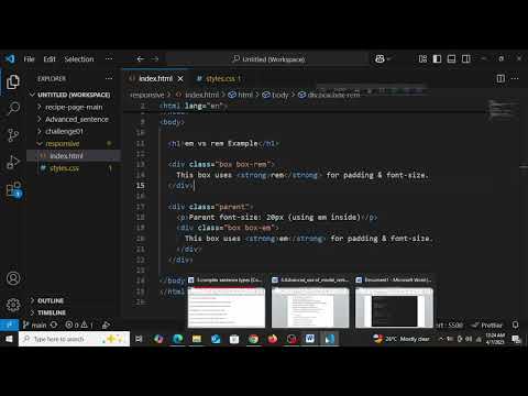 05. rem vs em in CSS | What's the Difference? | Simple Explanation for ...