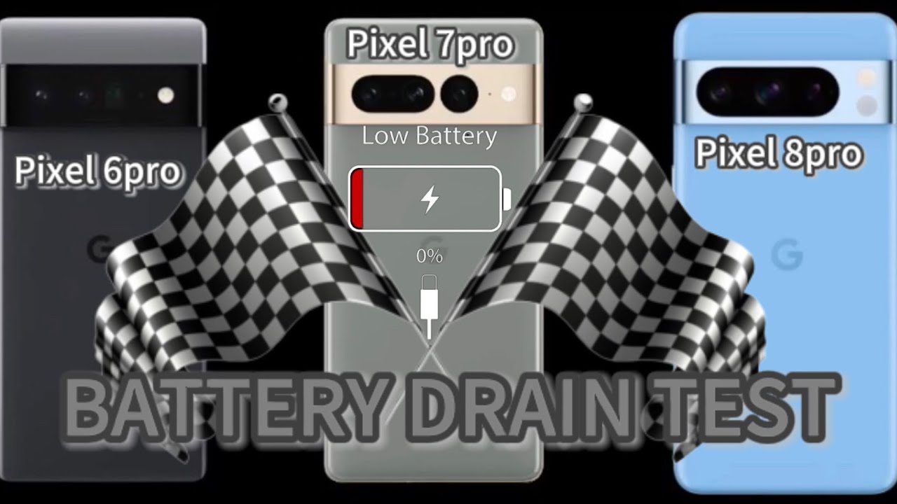Google pixel 8 pro battery drain test against the 7pro and 6pro. Who is ...