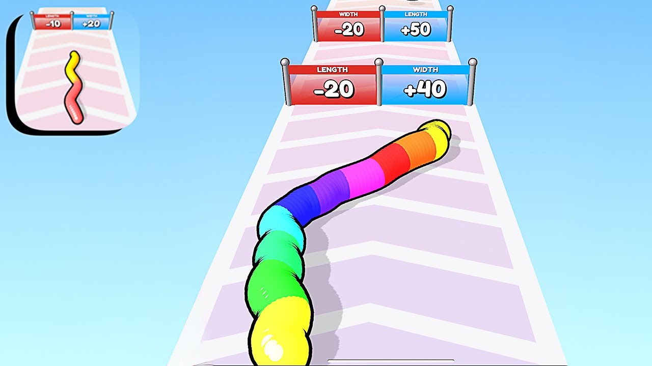 Gummy Worm Go! - All Levels Gameplay Android,ios (Part 25) - YouTube