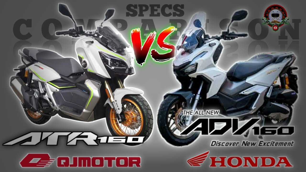 QJMOTOR ATR 160 vs HONDA ADV 160 SPECS COMPARISON - YouTube