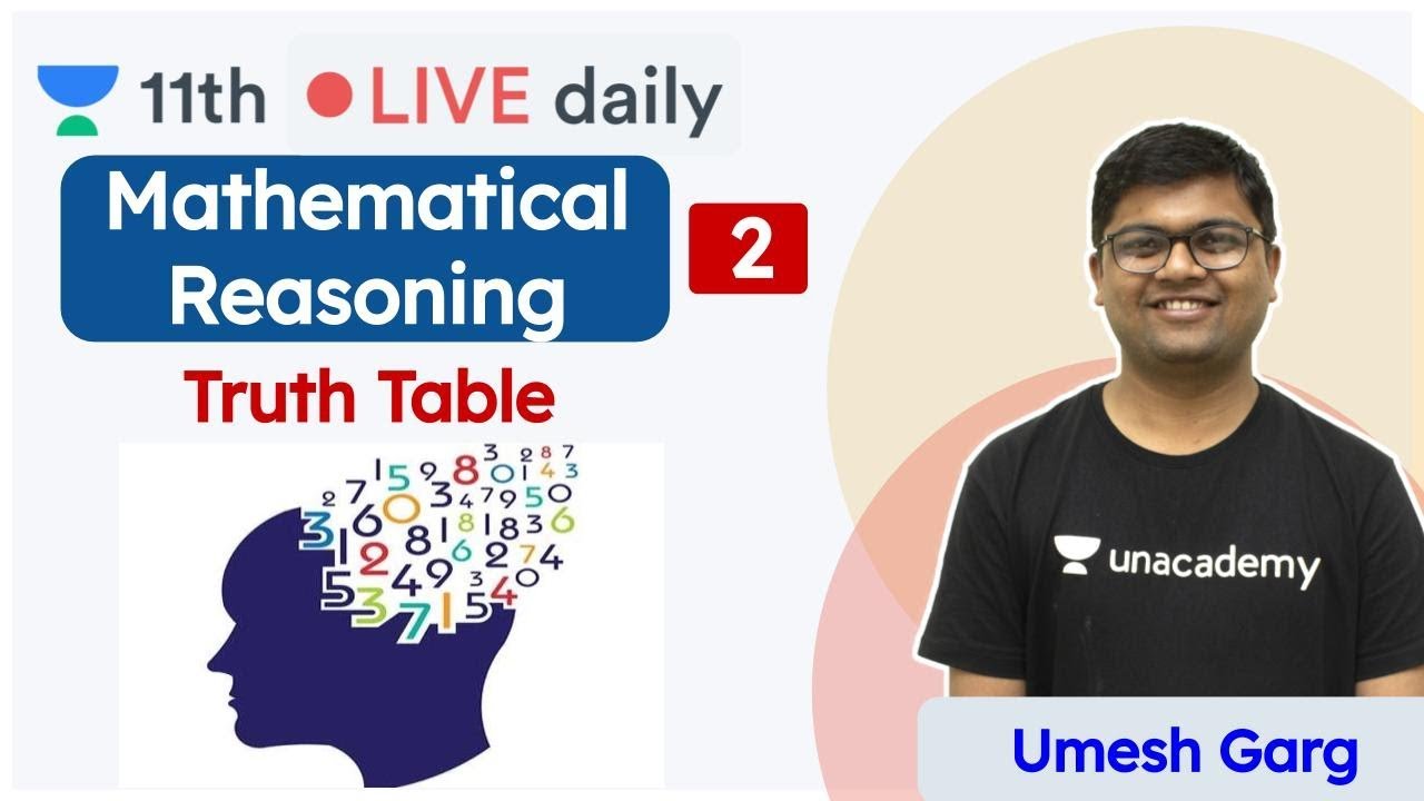 CBSE Class 11 Mathematical Reasoning L2 NCERT Maths Unacademy Class 11 12 Umesh Garg cbse-class-11-mathematical-reasoning-l2-ncert-maths-unacademy-class-11-12-umesh-garg