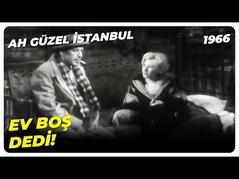 Ah Güzel İstanbul - Haşmet Ayşe'yi Eve Attı! | Sadri Alışık Yeşilçam Filmi