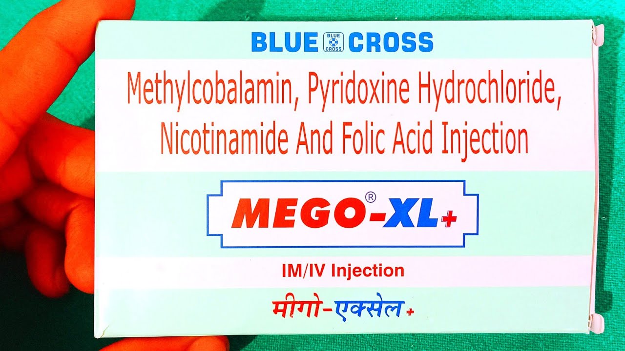 Methylcobalamin+Nicotinamide+Pyridoxine+Folic Acid Injection Uses ...
