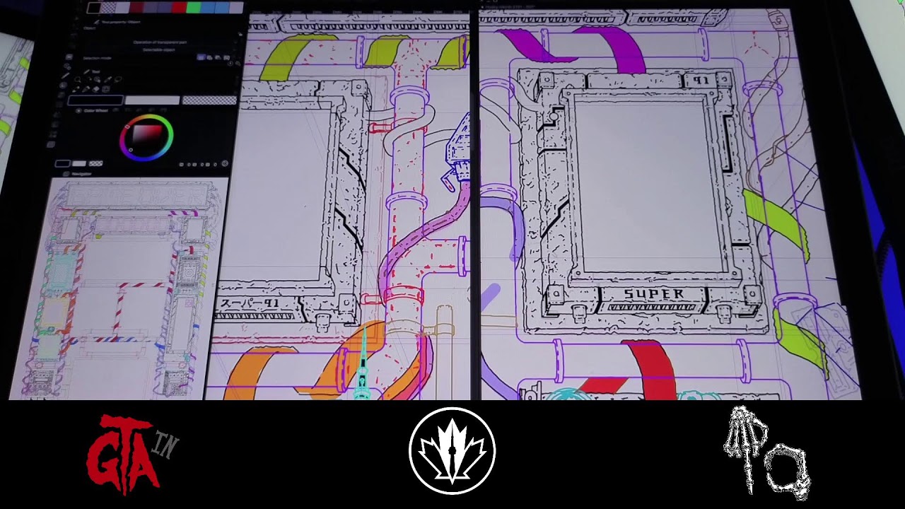 Toronto Spirit - Drawing the Game Over Background Components - YouTube