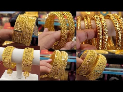 Latest Gold Bala Designs // Pure Gold Bangles Design// Bangladeshi Mom ...