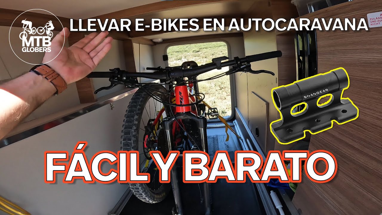 Como llevar las Bicicletas eléctricas en la autocaravana. - YouTube