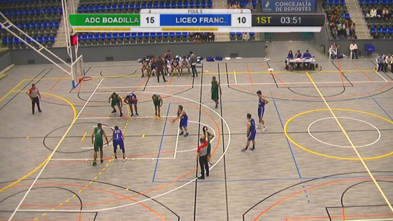 Baloncesto 16-17: ADC Boadilla vs Liceo Francés - YouTube