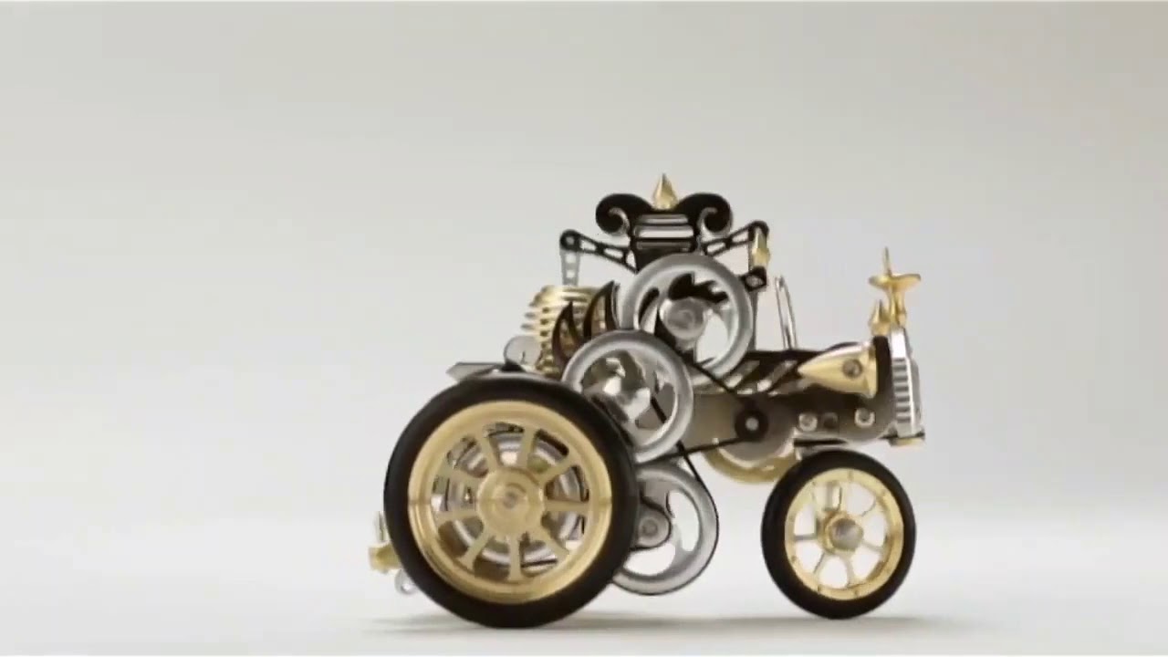 Stirling Engine Powered 3 Wheels Car Vehicle - YouTube