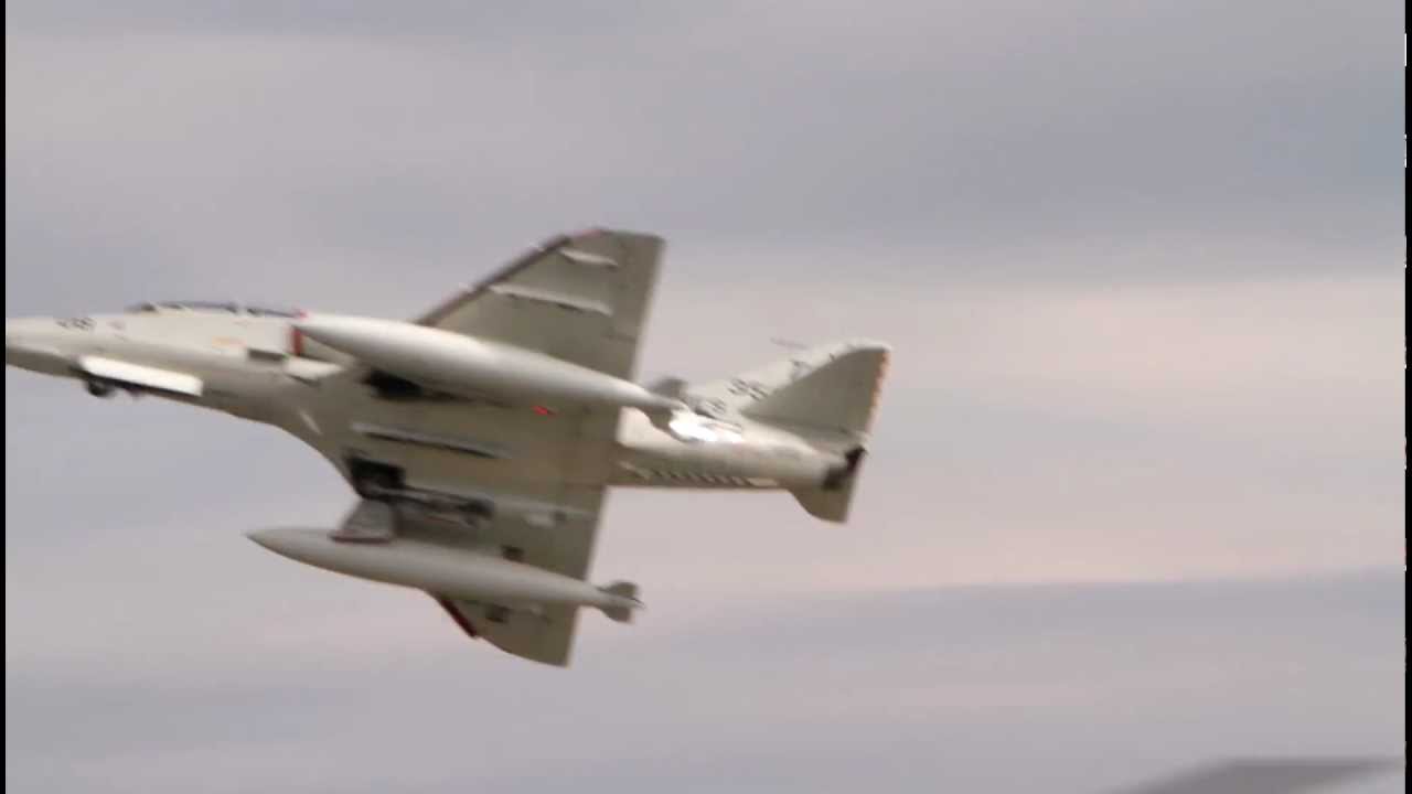 A4 Sky Hawk High Speed Take off at Winston Salem Air Show 2012 HD - YouTube