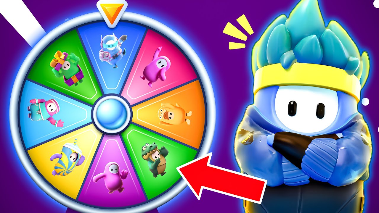 Fall Guys Moblie 🎡SPIN THE WHEEL | Leaderboard Customs Shows With ...