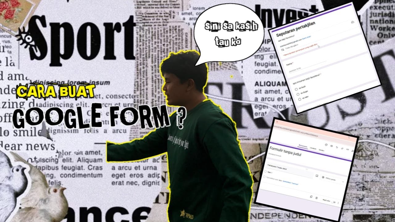 TUTORIAL MEMBUAT GOOGLR FORM SAT SET ANTI RIBET😎😎 - YouTube