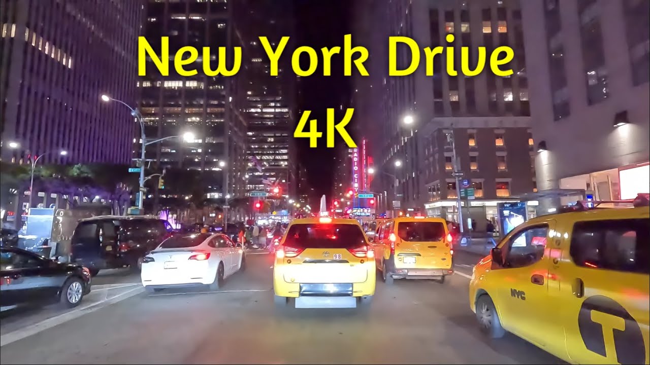 4K | New York | Part I | Night Drive - YouTube