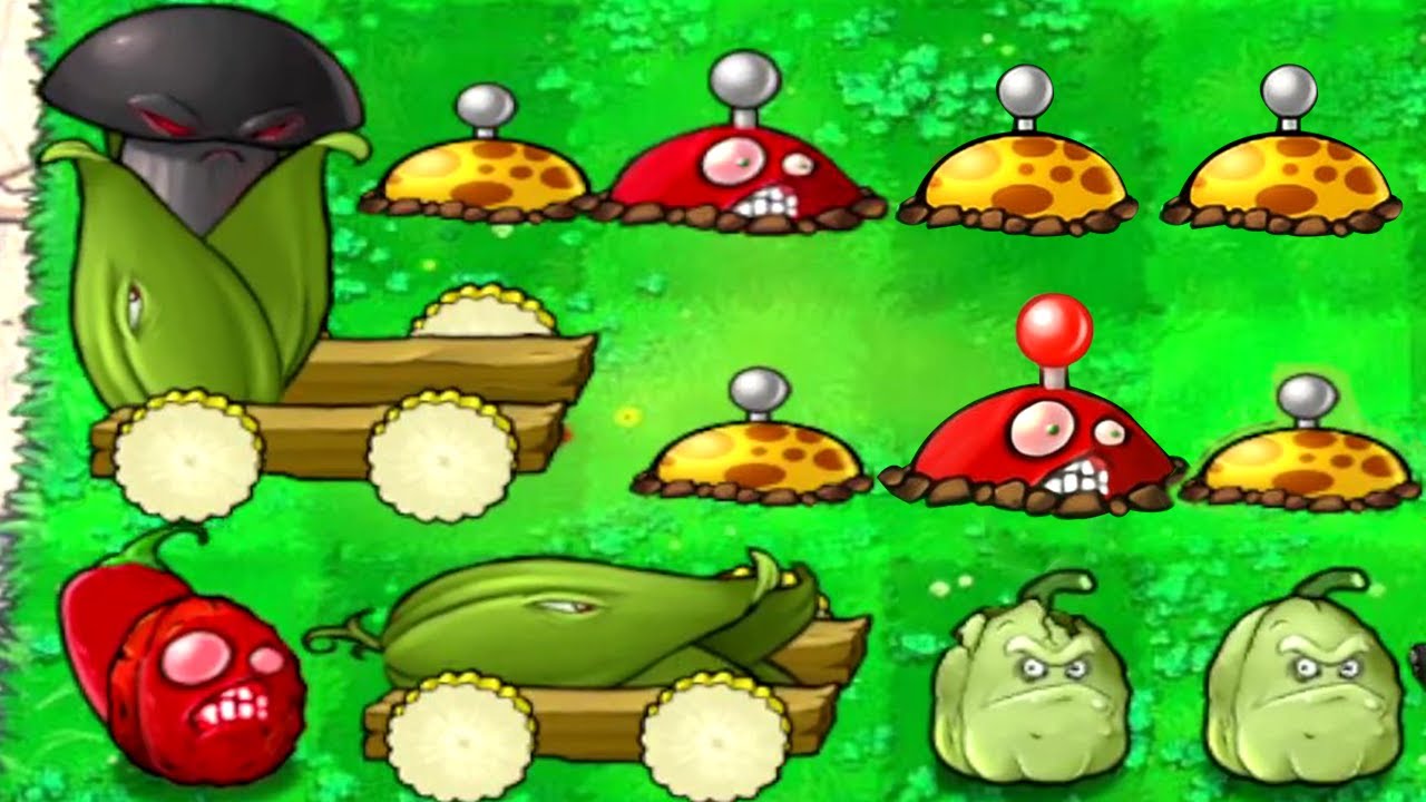 Cob Cannon x Doom Shroom | With a Cannon in Hand, Cearing levels is ...