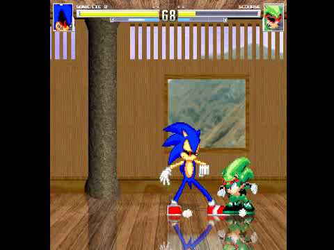 MUGEN Sonic.exe vs Scourge The Hedgehog - YouTube