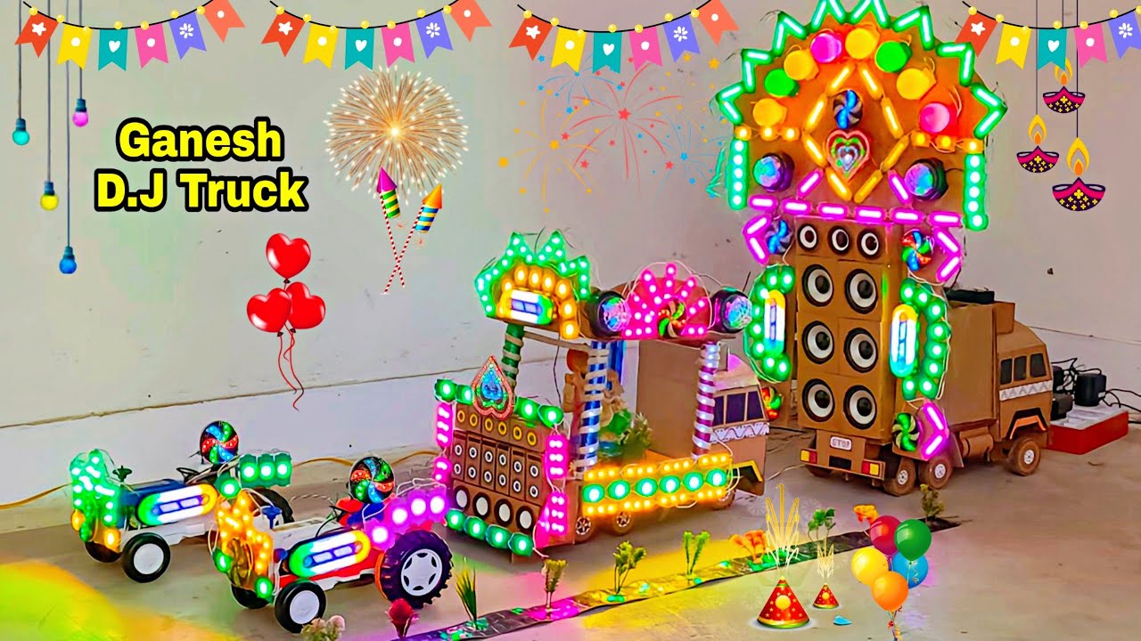 New DJ Truck Wedding DJ Gauri Pooja DJ Light | kaalimaiya DJ Trolley ...