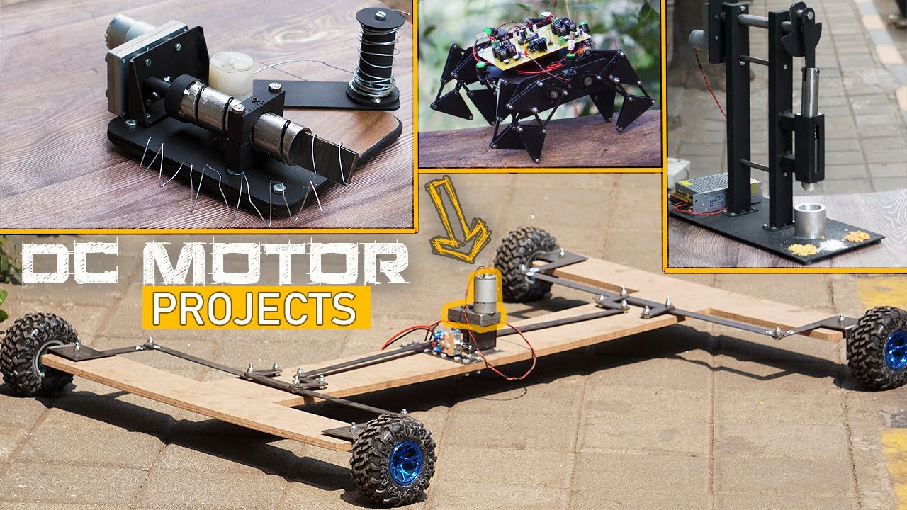 Top 10 DIY Projects using DC Motors - YouTube