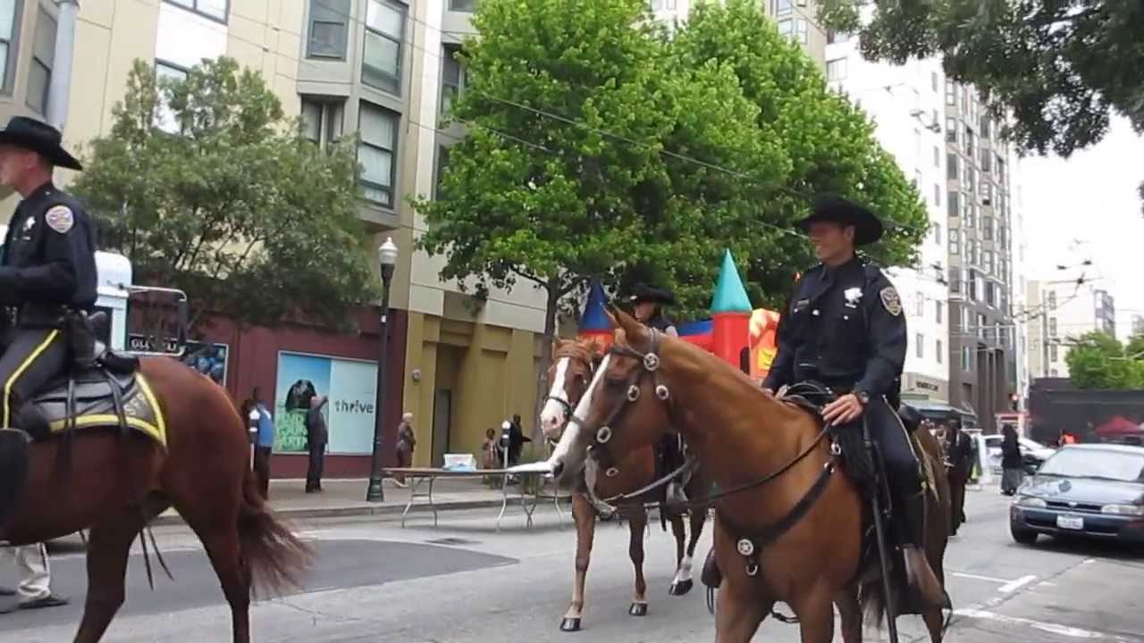 San Francisco Police Department Mounted Patrol Unit @ Fillmore St ...