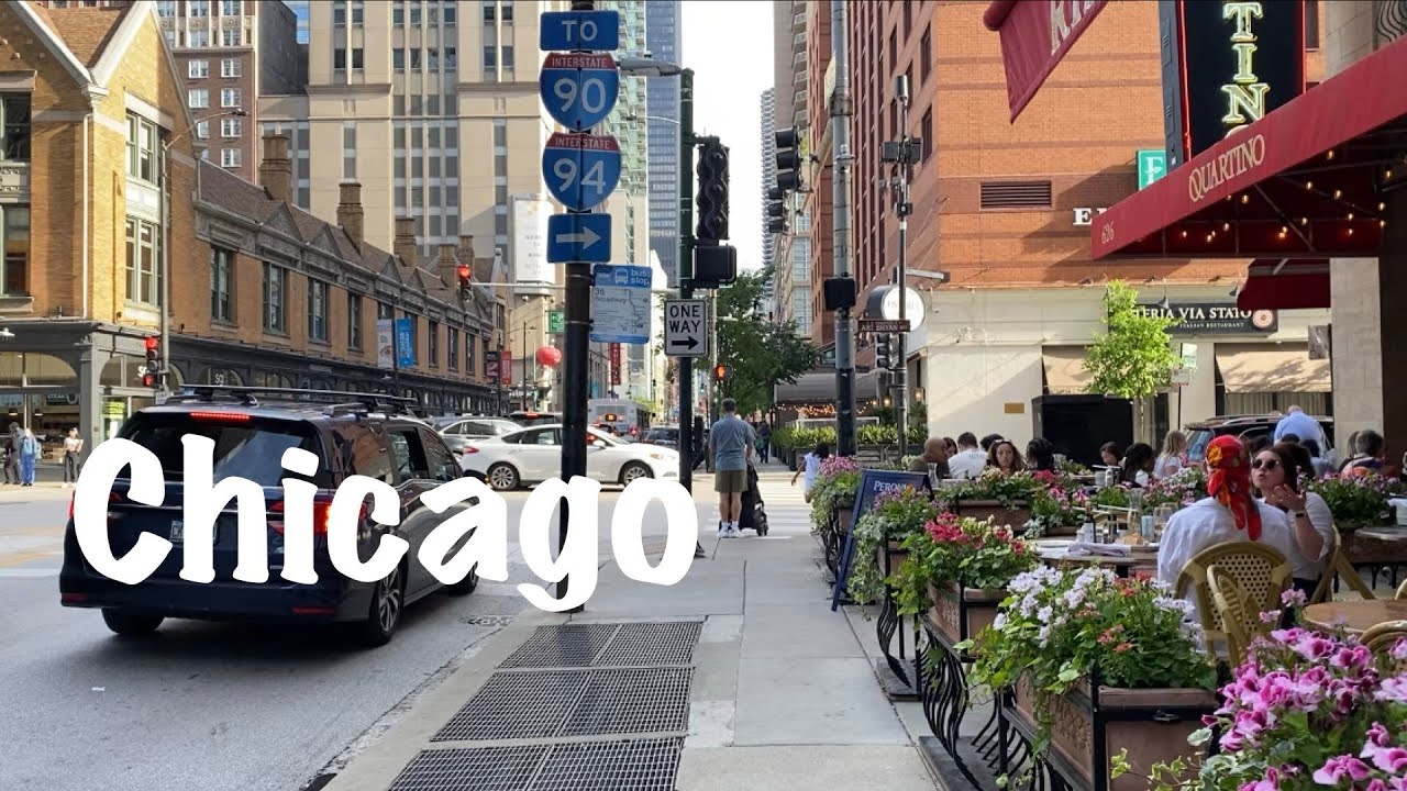 Chicago State Street Walk June 2024: Lively & Charming Vibes - YouTube