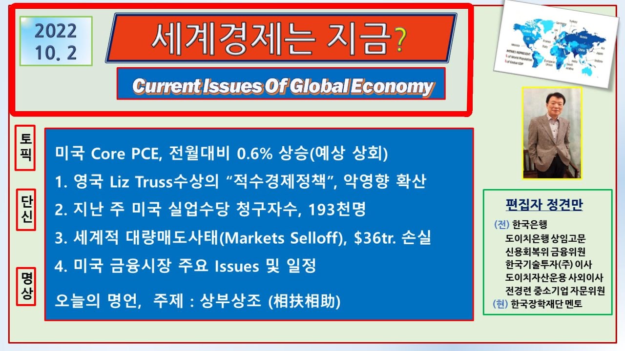 세계경제는 지금? (Current Issues of Global Economy) - YouTube