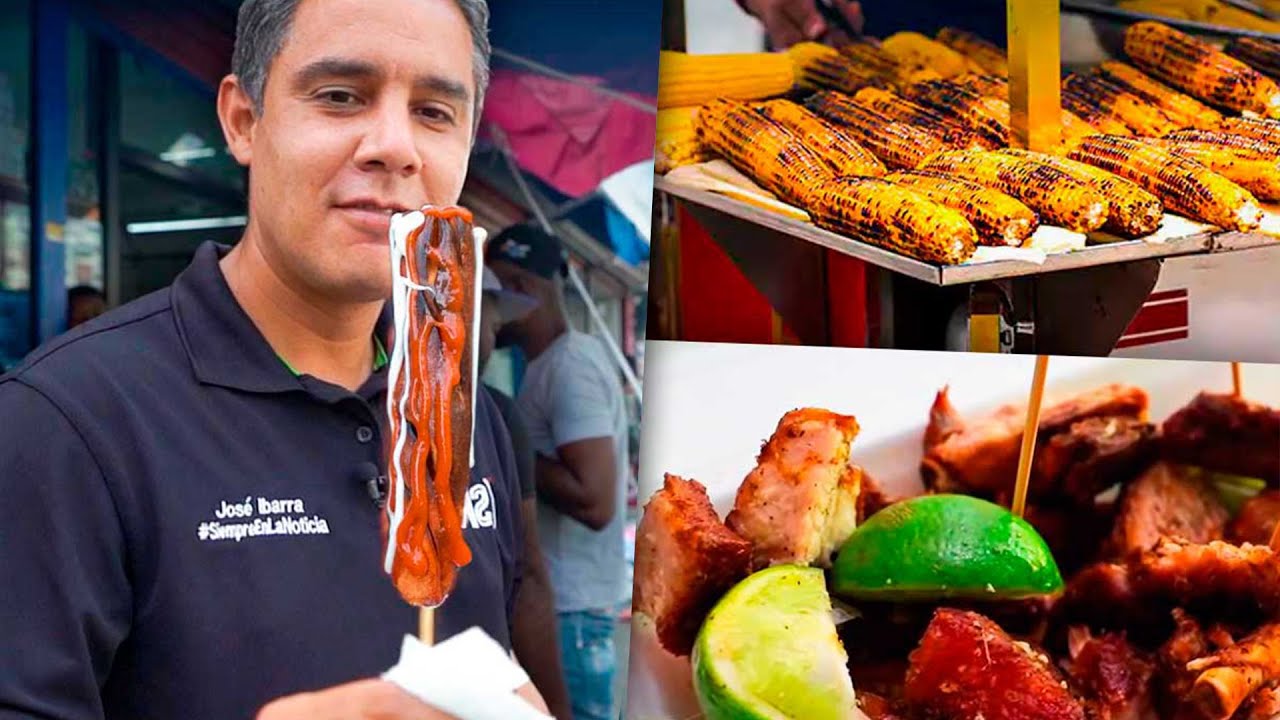 Así es la comida callejera en República Dominicana - YouTube