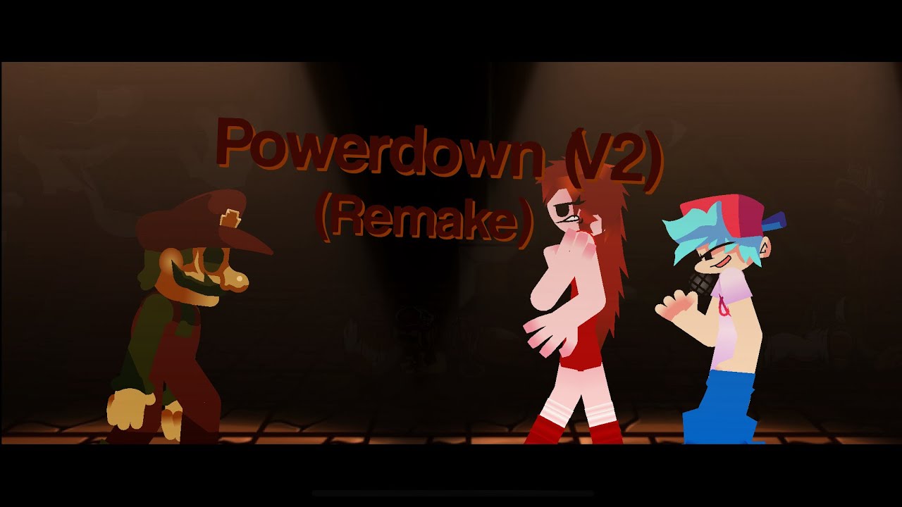 {Slight Epilepsy} Powerdown (V2) {FNF Animation Remake} {Stick Nodes ...