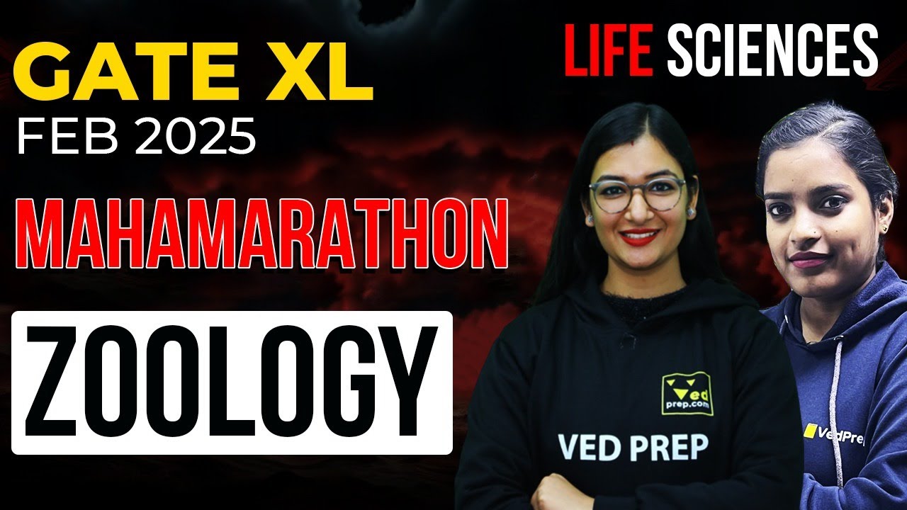 GATE XL 2025 MahaMarathon | Zoology Full Syllabus Revision | Life ...