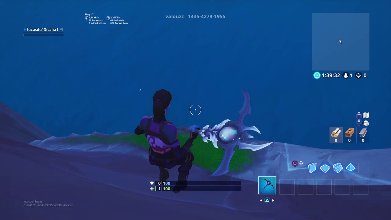 Fortnite je recommence la map de valouzz "Respire et saute" 4 je ...