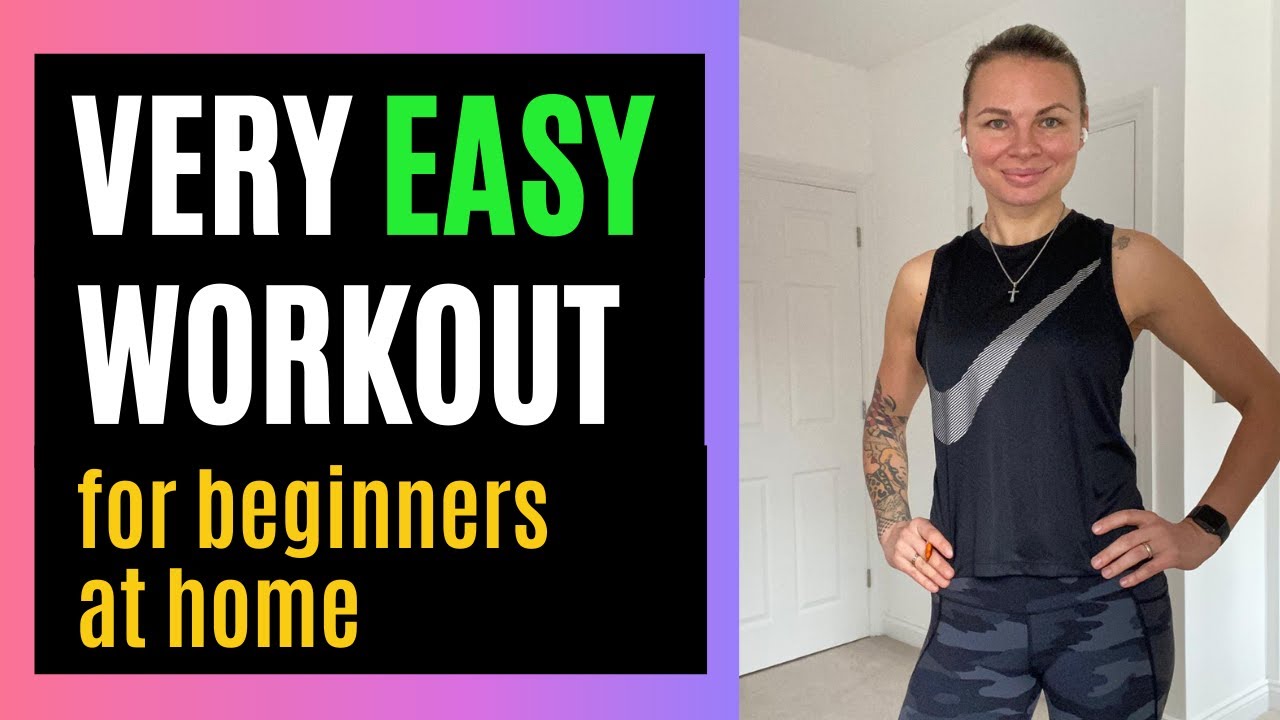 Very Easy Workout for Beginners at Home, No Equipment - YouTube