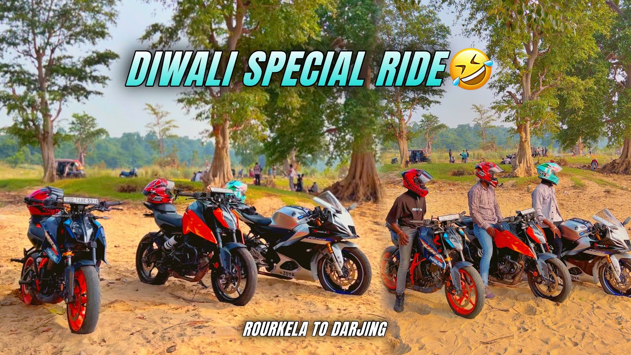 Rourkela To Darjing Ride | Diwali Special Ride😂 | Unexpected Things ...