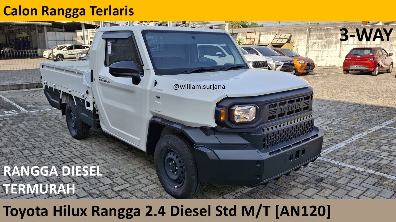 Toyota Hilux Rangga Std 2.4 Diesel M/T 3-Way TCO [AN120] review ...