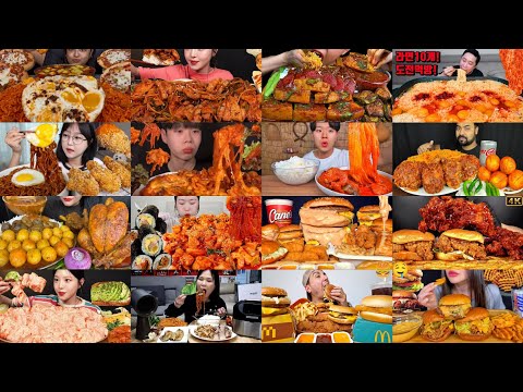 1 hour best *satisfying big bites* mukbang asmr compilation pt.27
