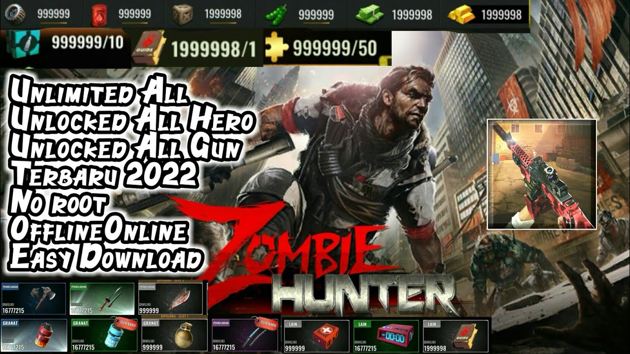 Download Zombie Hunter Mod apk terbaru 2022 | New Version - YouTube