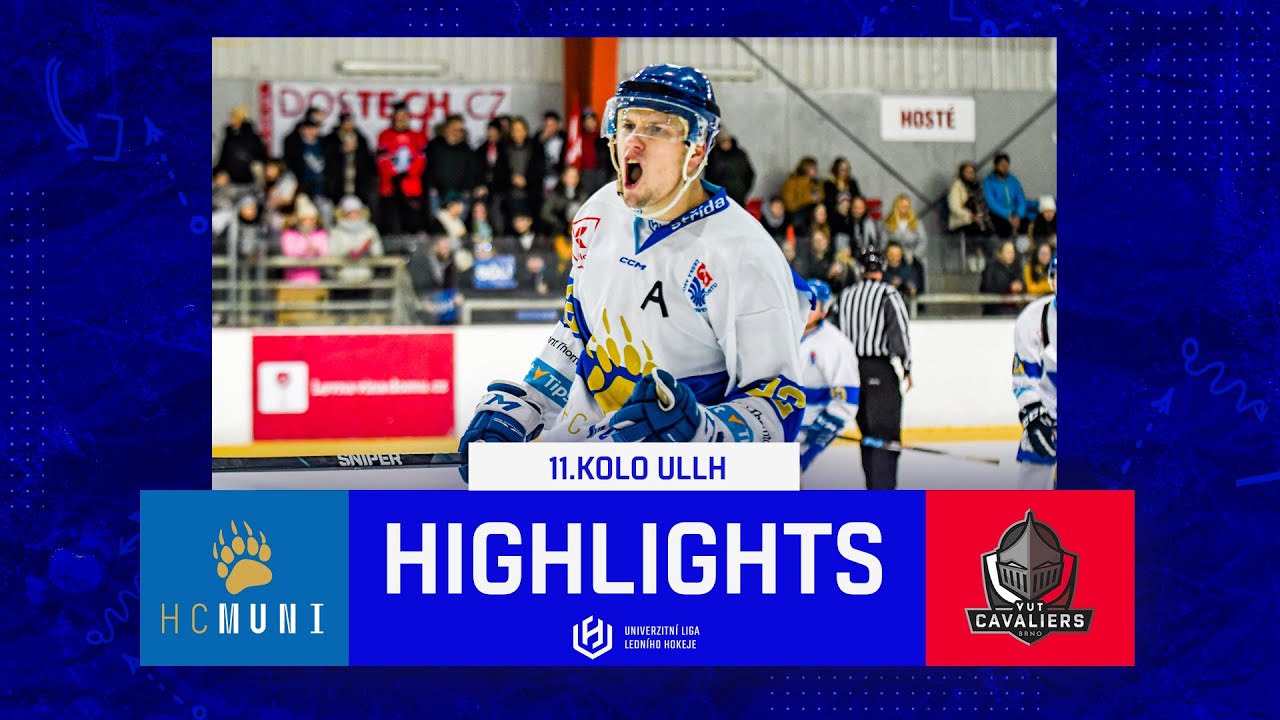 HC MUNI vs VUT Cavaliers Brno 9:2 | 7. 12. 2022 | ULLH 11. kolo - YouTube