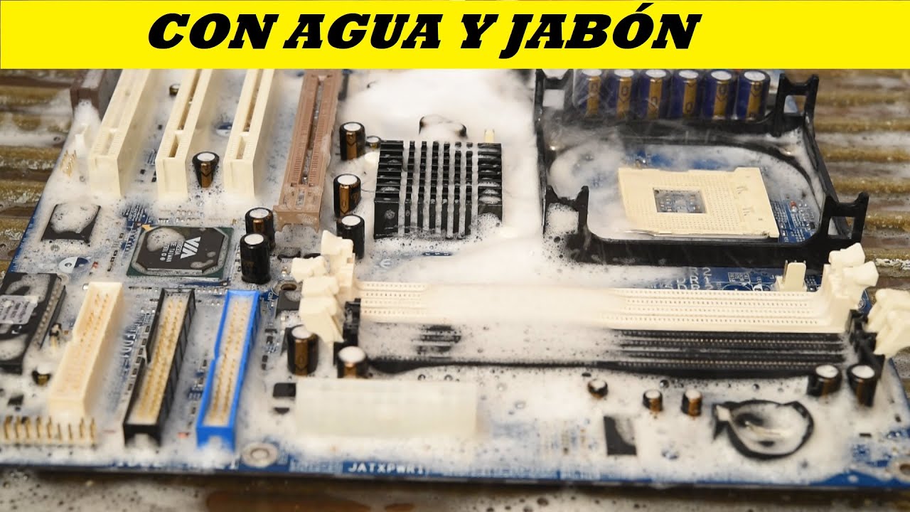 CÓMO LIMPIAR TARJETAS ELECTRÓNICAS - YouTube