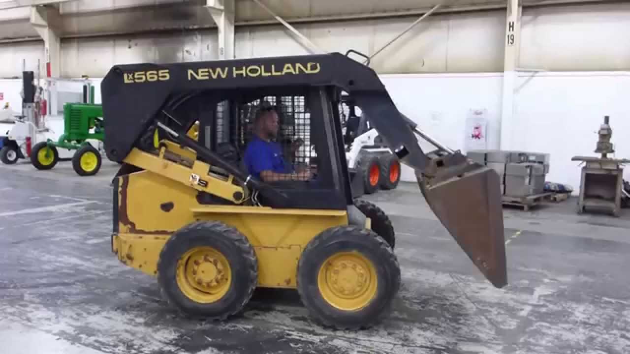 New Holland LX565 Skid Steer Loader | For Sale | Online Auction - YouTube