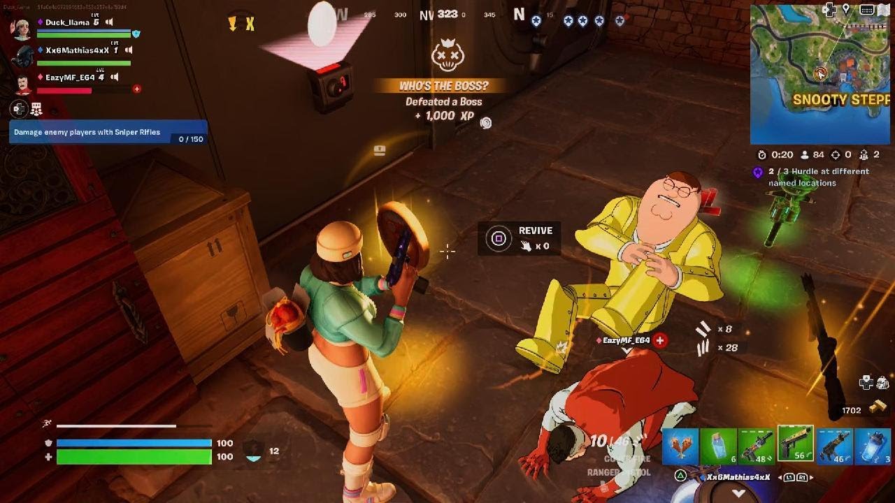 Fortnite my knee - YouTube