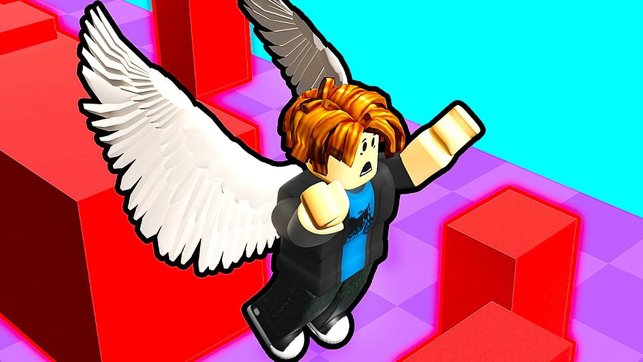 VOANDO COMO UM ANJO ATRAPALHADO - ROBLOX - [Wings Obby!] Novas Asas - YouTube