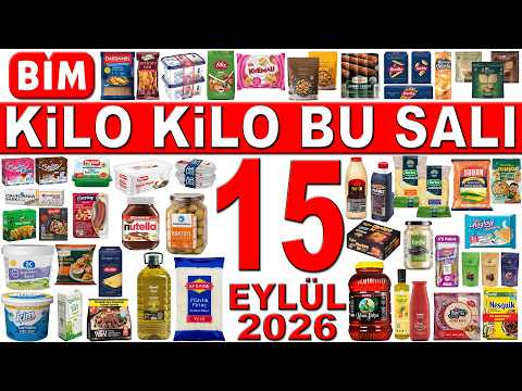 BİM KİLOLUK GIDA YAĞ BAKLİYAT BU SALI | BİM GIDA VE KAHVALTILIK ÜRÜNLER | BİM 15 EYLÜL 2026