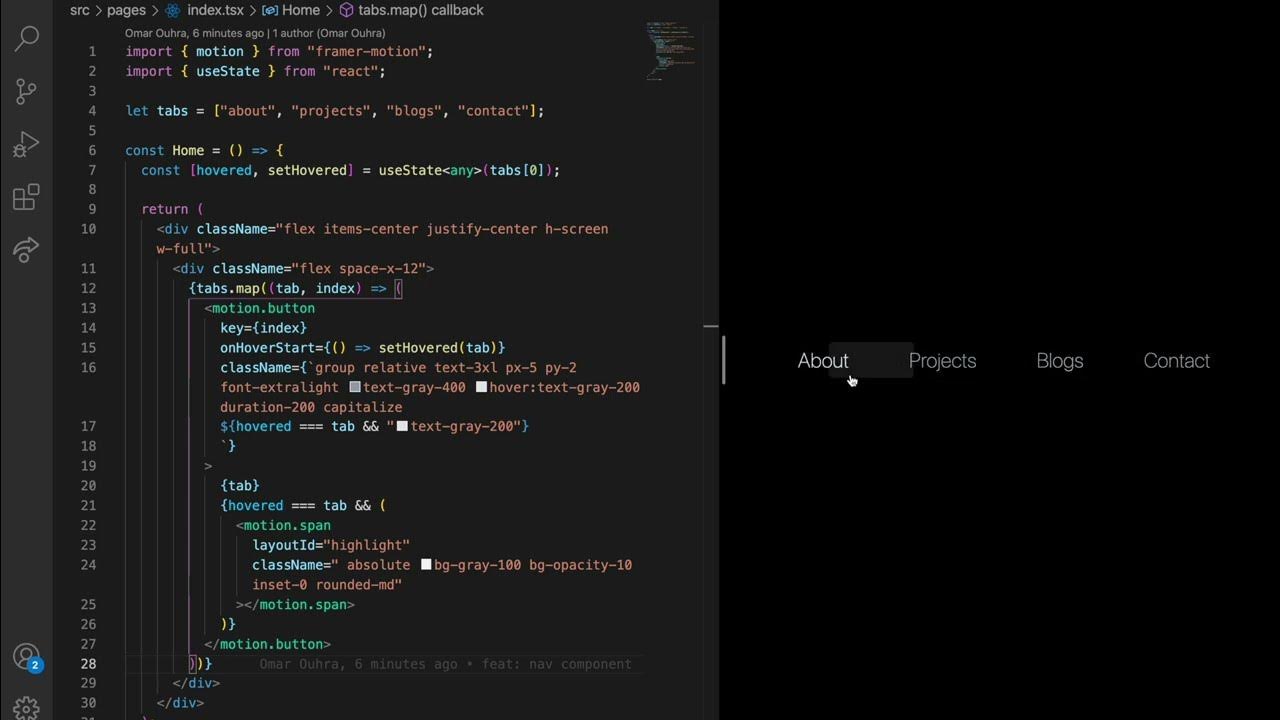 Framer Motion Hover Animation Tutorial Create Eye Catching Ui Effects 🪄 Youtube