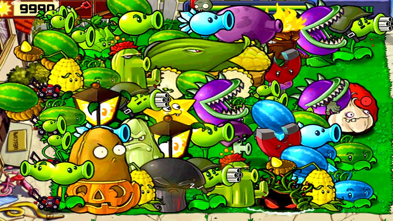 Plants Vs Zombies Survival Day | Plants vs.Zombies GamePlay Survival ...