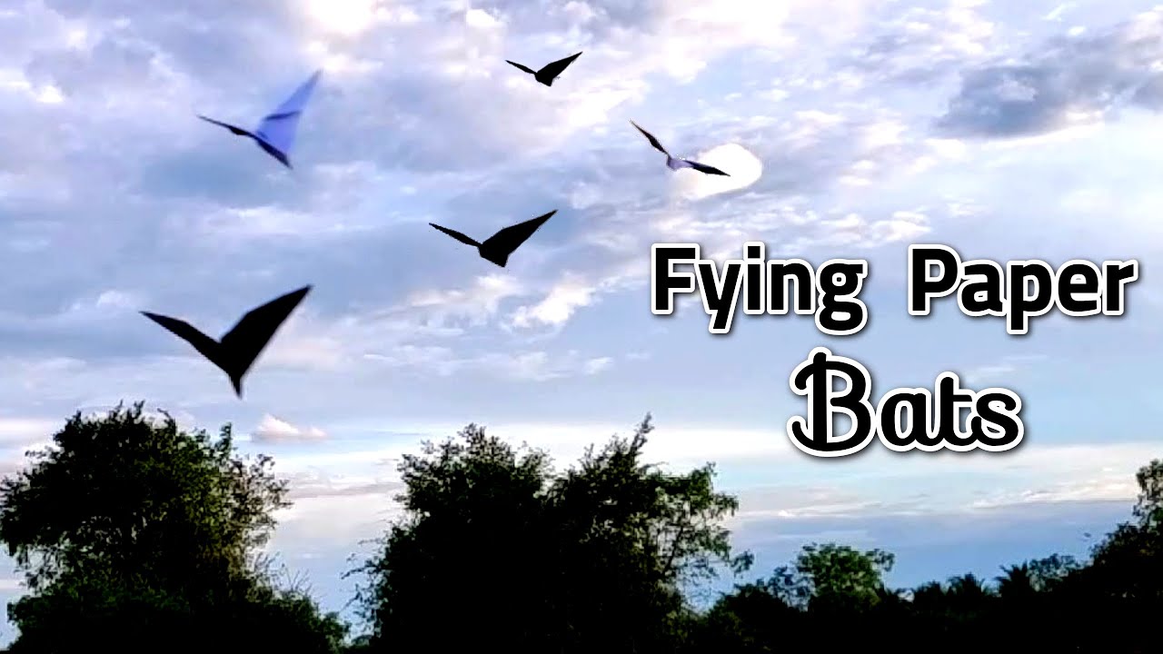 Paper Bats Fly Like Real Bats (Flapping Wings) - YouTube