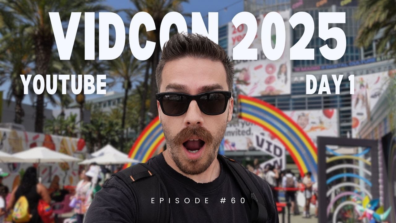 Celebrating Youtube's 20th Anniversary at VidCon Anaheim 2025 | Day 1 #vidcon2025 #vlog # ...