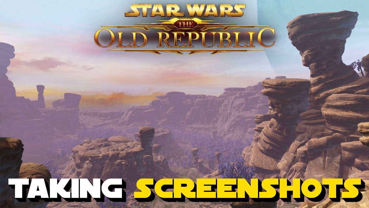 SWTOR: How To Take Screenshots (3 Easy Ways) - YouTube