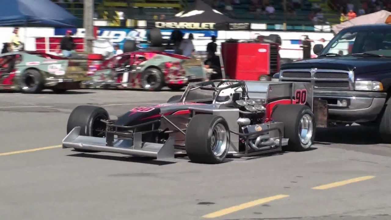 Oswego Speedway Super Modifieds Heat # 3 Part 1/3 Otto Sitterly # 7 Sat ...