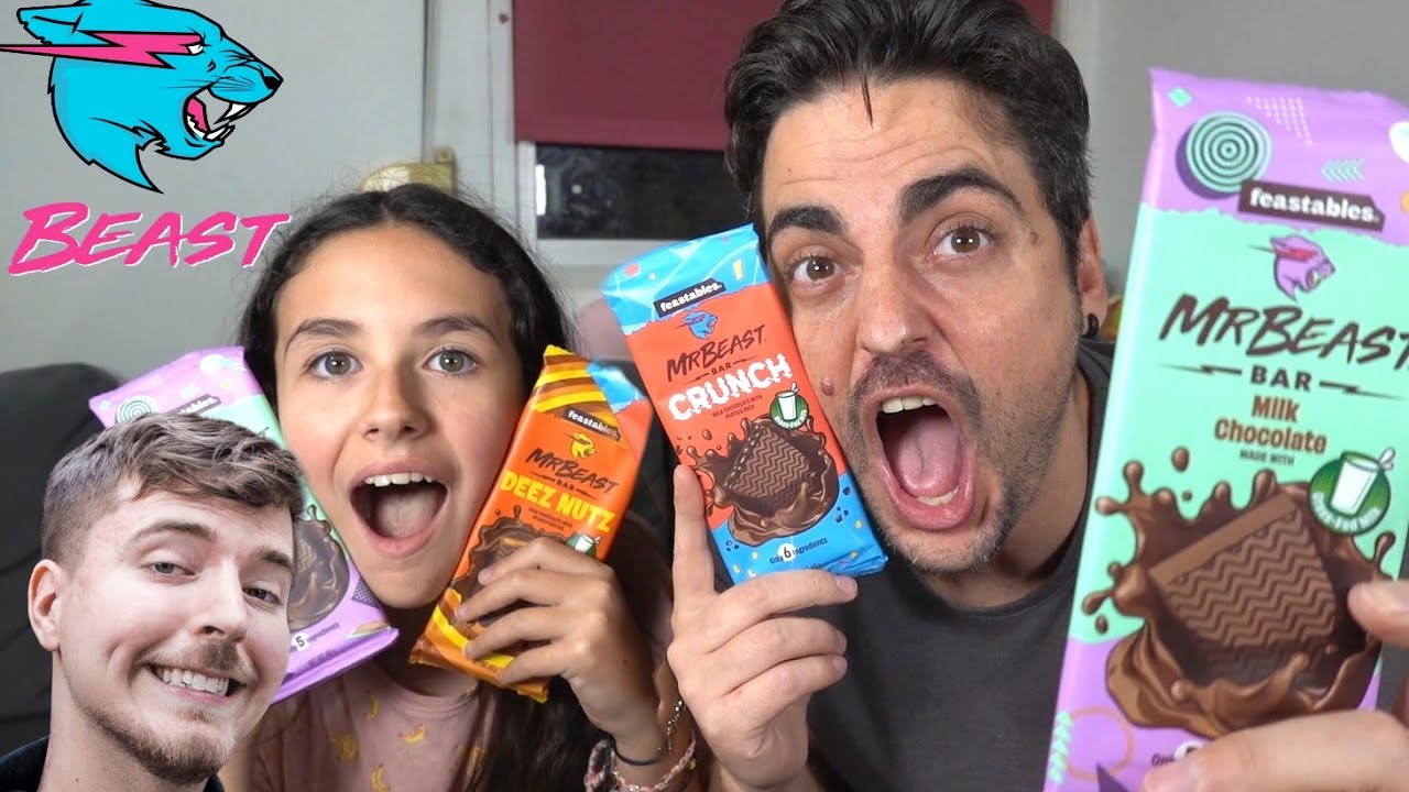 PROBANDO CHOCOLATES DE MRBEAST!! ¿Son tan buenos como dicen? - YouTube