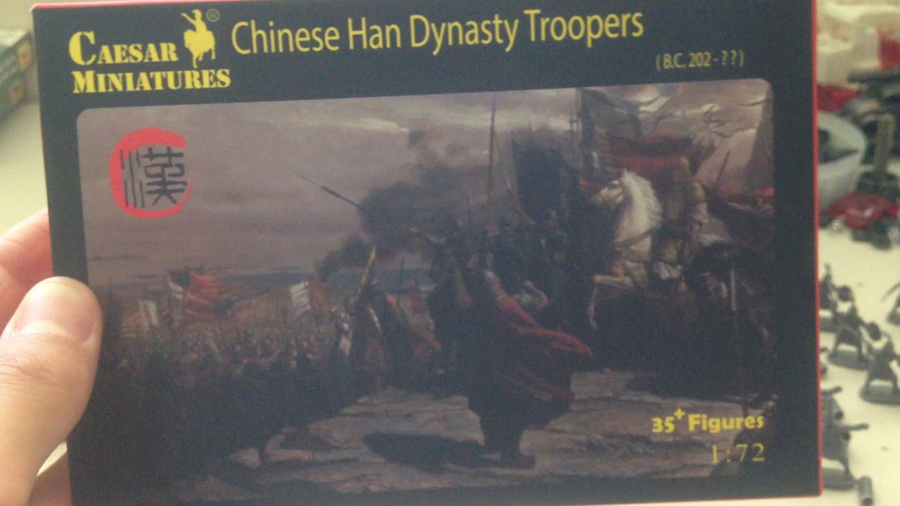 Unboxing of CAESAR MINIATURES 1/72 Scale Chinese Han Dynasty Troopers ...