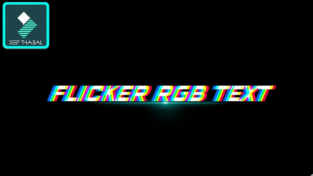 WONDERSHARE FILMORA | HOW TO | FLICKER RGB TEXT PURPLE EDGE EFFECTS ...
